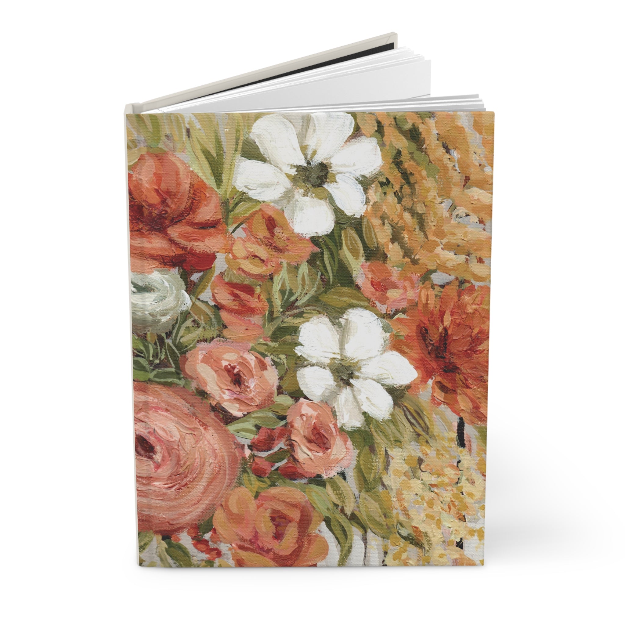 Painted Floral Notebook for Women | Prayer Journal | Lakin Rose Art